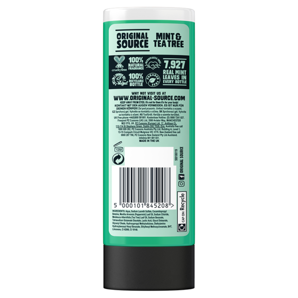 Tingly Mint & Tea Tree Shower Gel | Original Source